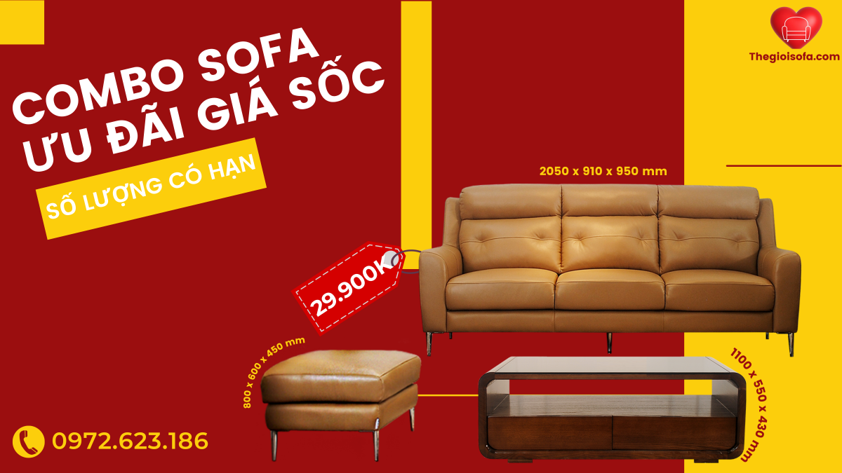 Ưu đãi mua sofa da thật Italy tại TGSF Nguyễn Văn Cừ – Bắc Ninh ...